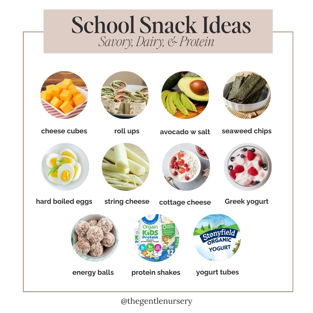 50+ Healthy School Snack Ideas for Kids